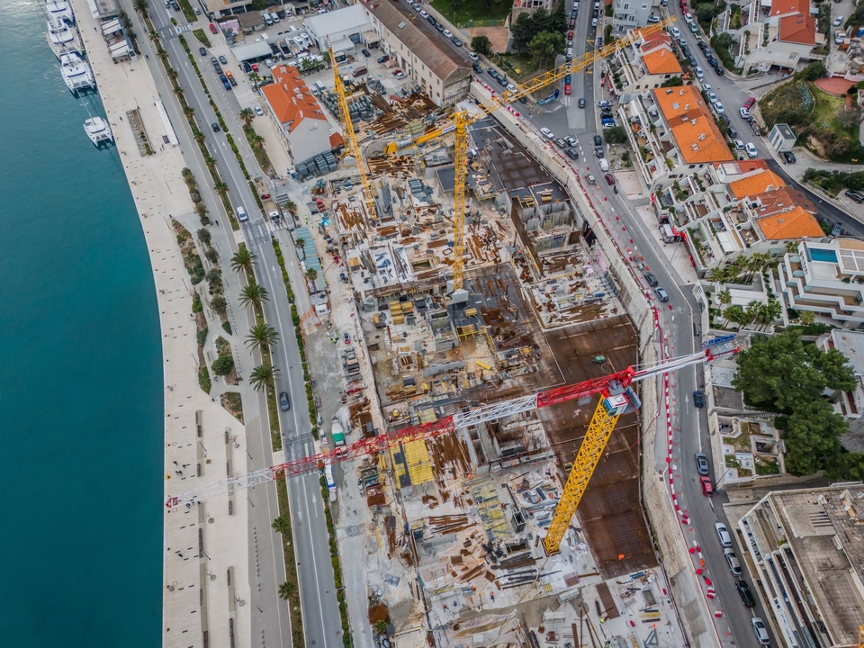 Fotogalerija: Pogled iz zraka na mjesto gdje je bio hotel Marjan ...