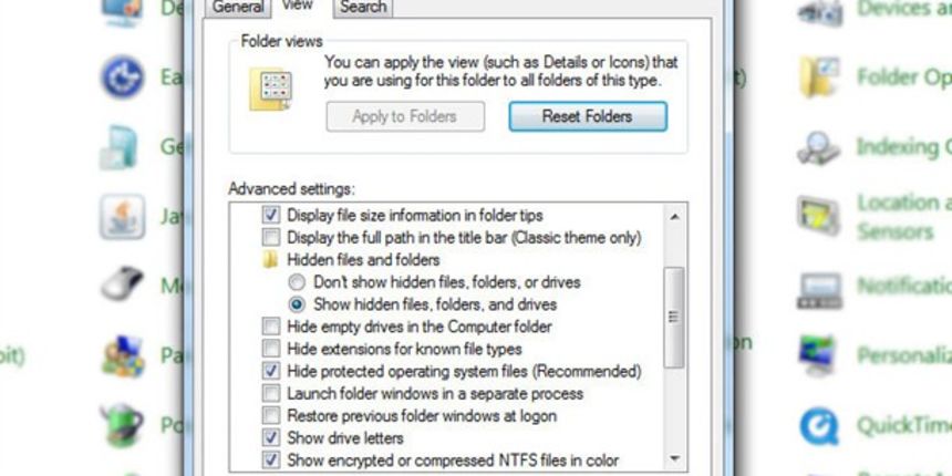 Prikaz skrivenih datoteka u Windowsima 7 — eZadar.hr